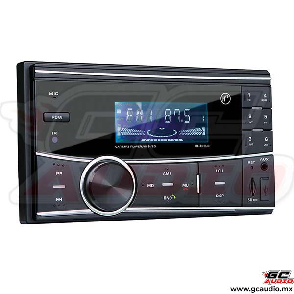 Hf-125Ub Reproductor de Mp3/Usb/Sd/Bt Doble Din – GC AUDIO
