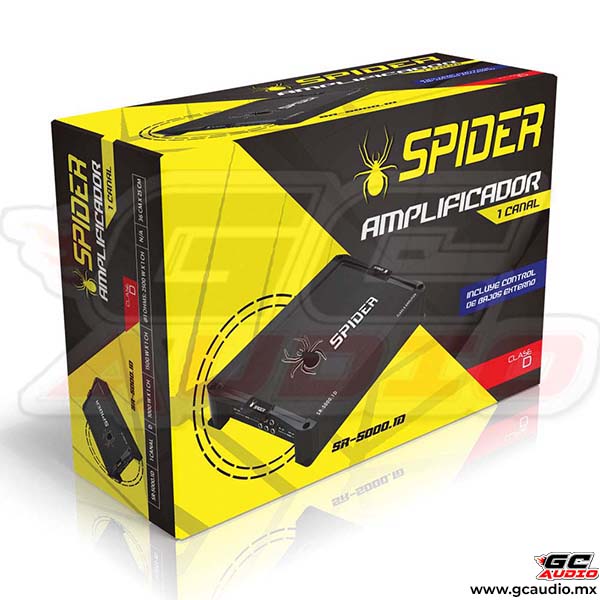 SR-5000.1D Amplificador Spider 1 Canal – GC AUDIO