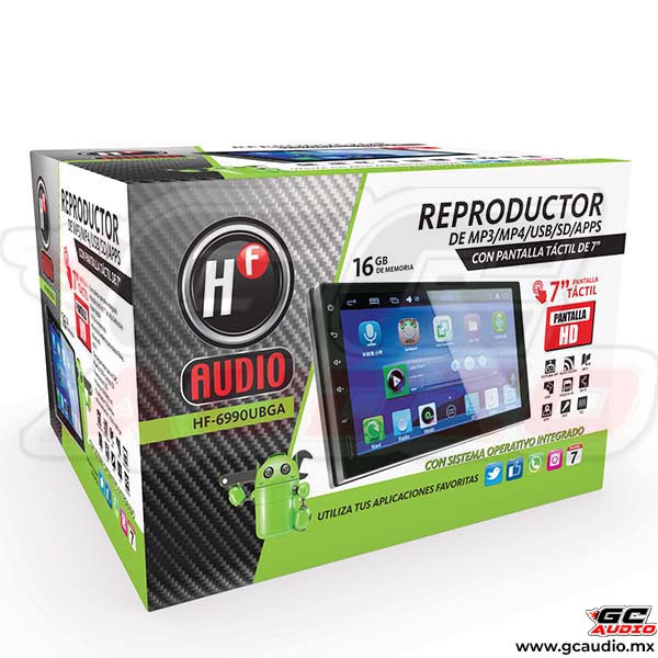 Hf-6990Ubga Autoestéreo 7″ Mp3/Mp4/Usb/Sd/Apps – GC AUDIO