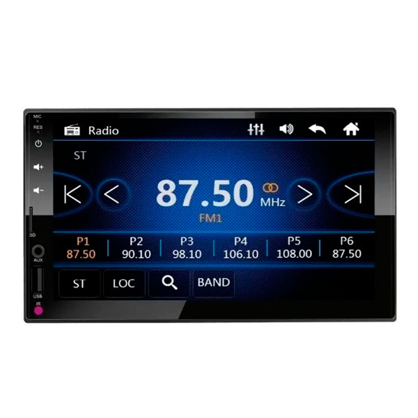 Metal 7 Estereo 2 Din Touch Ml Usb Bt Mp5+Cam – GC AUDIO